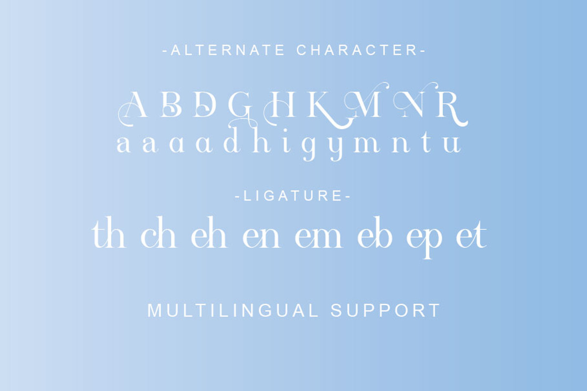 Athiya, a Serif Font by rmdndsign