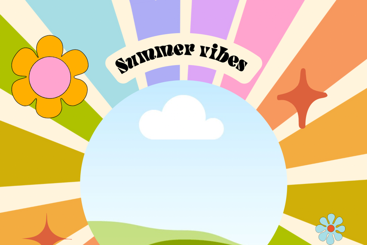 Retro Rainbow Canva Templates for IG