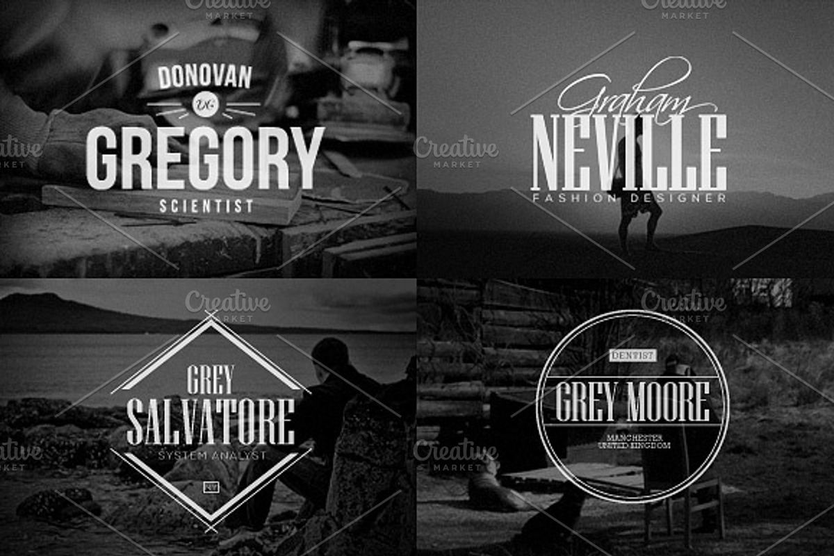 15 Personal Name Based Logo Template, a Branding & Logo Template by ...