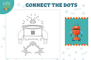 Connect the dots kids game vector | Education Illustrations ~ Creative ...