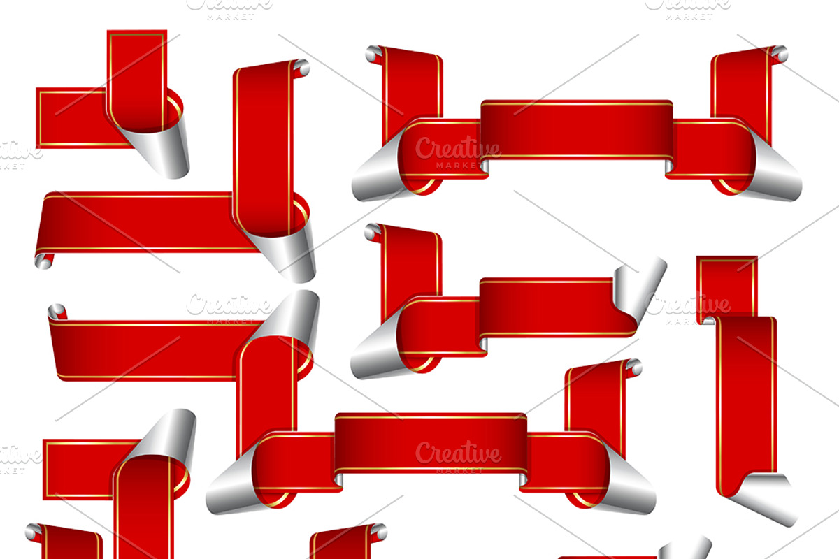 Royal Banners & Ribbons, an Object Graphic by TrueMitra Designs ...