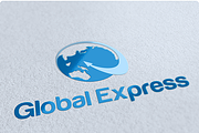Global Express Logo Design, a Branding & Logo Template by free2fonts