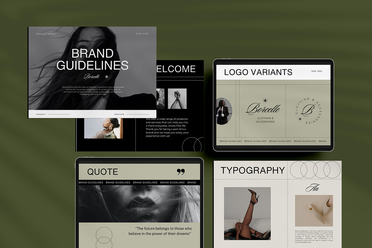 ATLANTA Brand Guidelines Canva Template