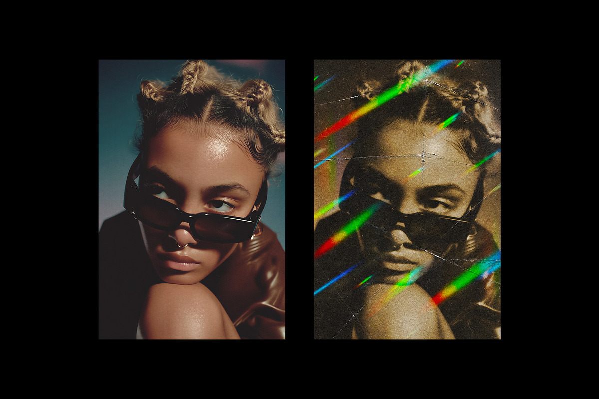 Retro Light Leak Overlay Effect, a Layer Style Add-On by Design Squad