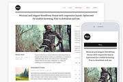 Origin / Clean Blog & Magazine Theme, a WordPress Template by AlienWP