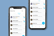 Chat Messaging App Screen, an App Template by Kreativ Space