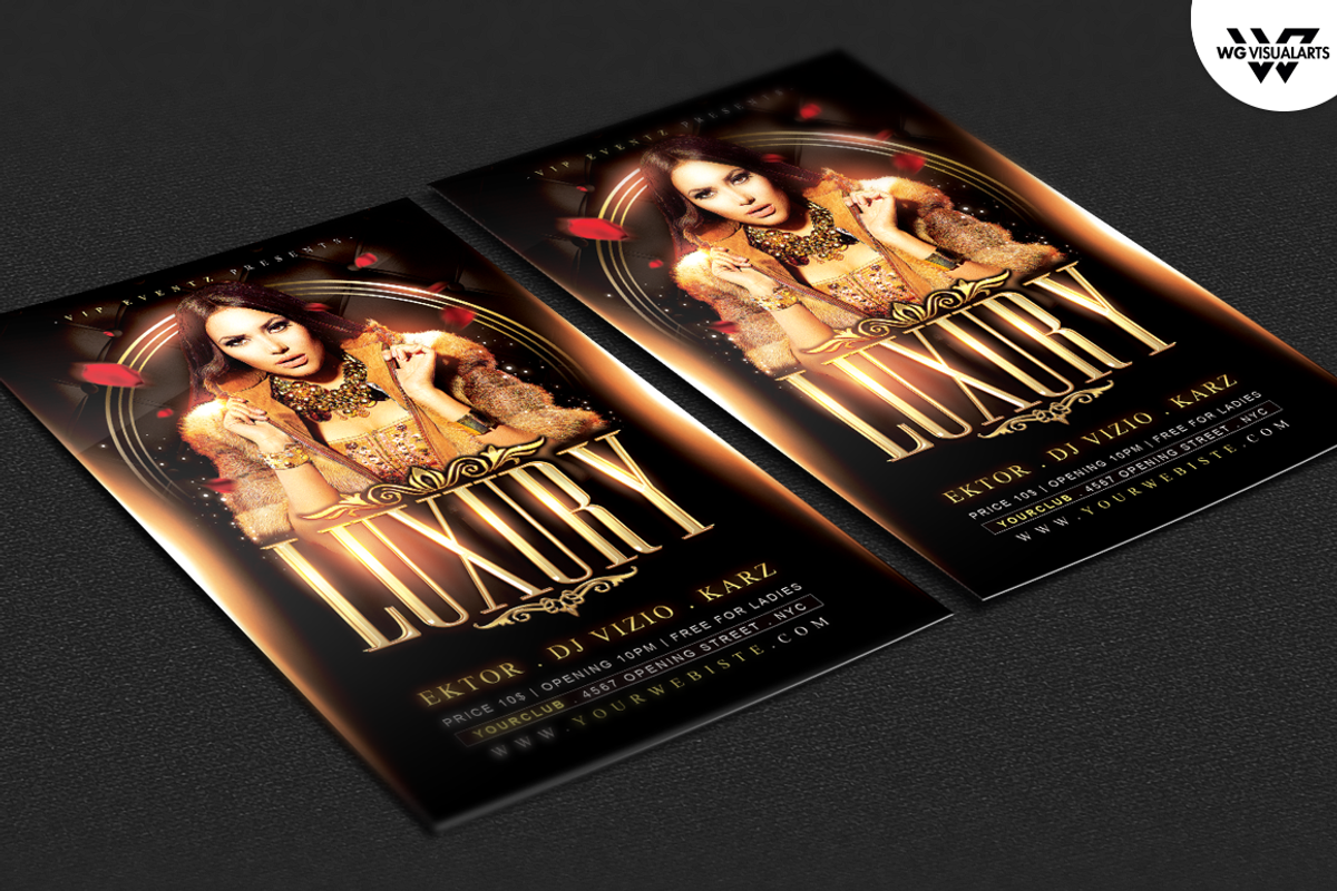 LUXURY Flyer Template, a Flyer Template by WG DESIGN