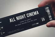 STYLISH FABRIC ticket template, a Card Template by Tzochko | Creative ...