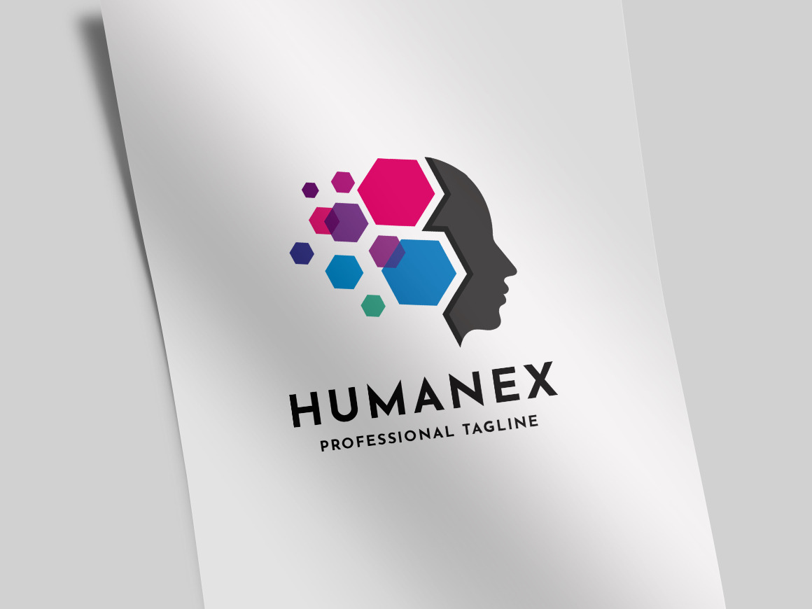 Humanex Human Data Logo, a Branding & Logo Template by Design_Planet