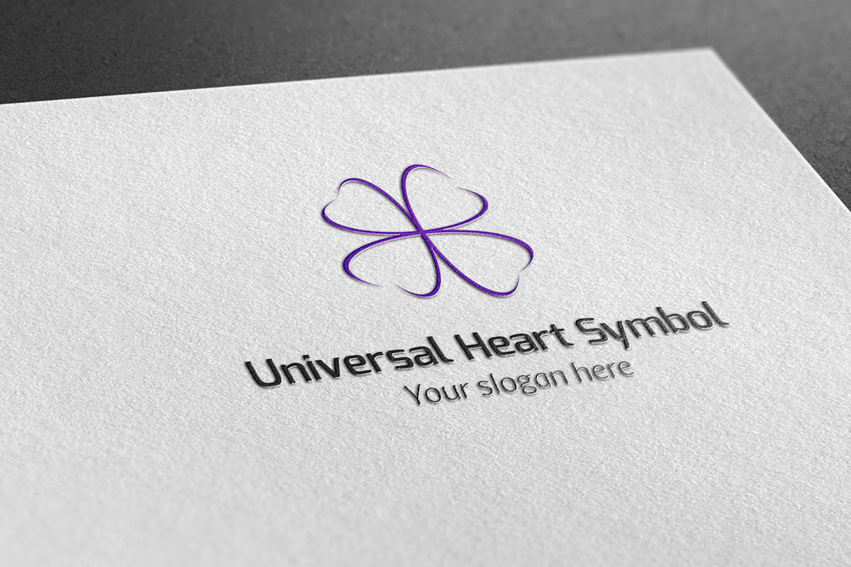 Universal Heart Symbol Logo, a Branding & Logo Template by BdThemes