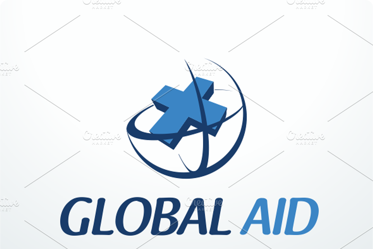 Global Aid Logo Design, a Branding & Logo Template by free2fonts