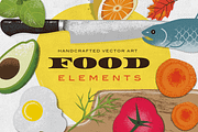 Food Elements Illustration, a Food Illustration by re.source