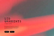 LED GRADIENTS, a Texture Graphic by kuro