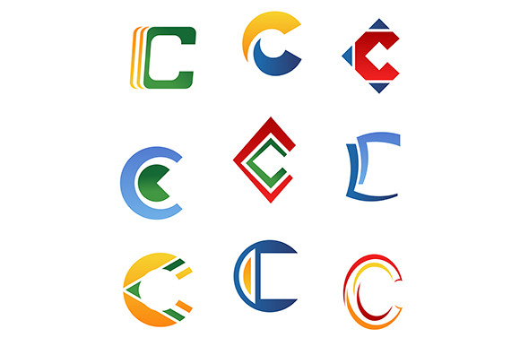 Letter C symbols, a Graphic by Vector Tradition