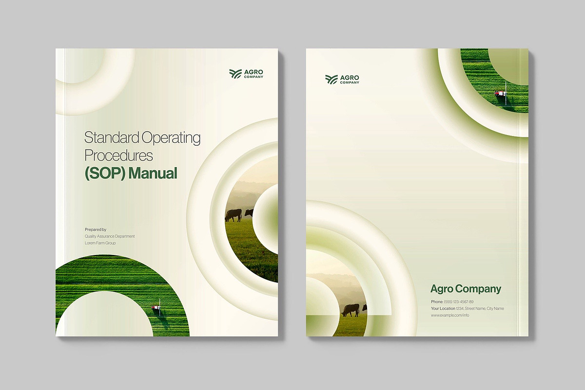 SOP Manual Brochure Template, a Brochure Template by BrandPacks