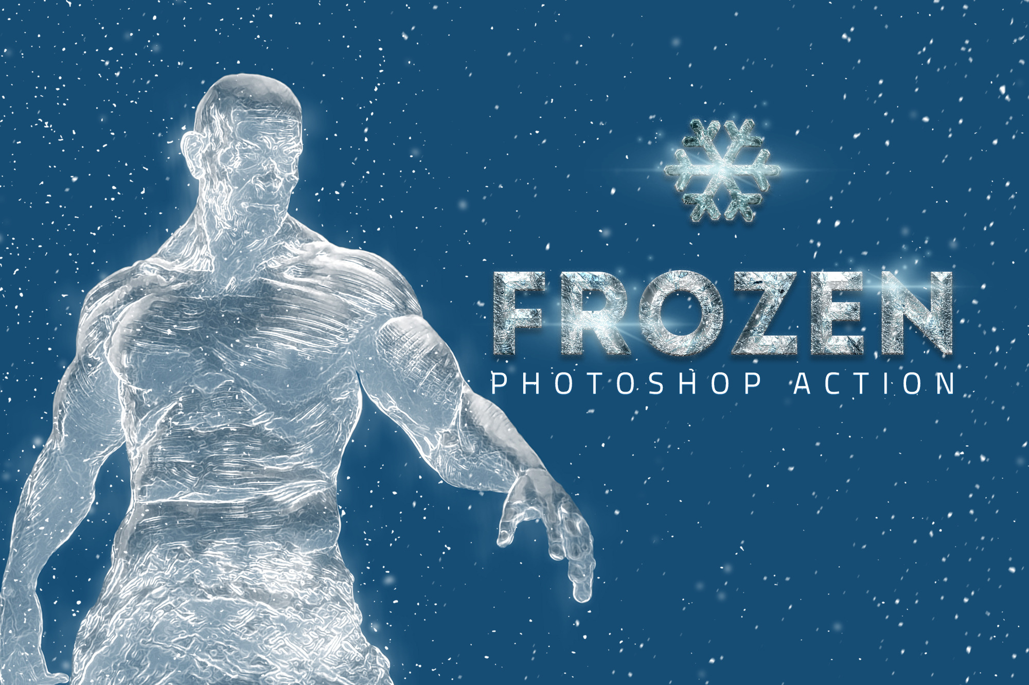 Frozen Ice Photo Effect, an Action Add-On by yantodesign