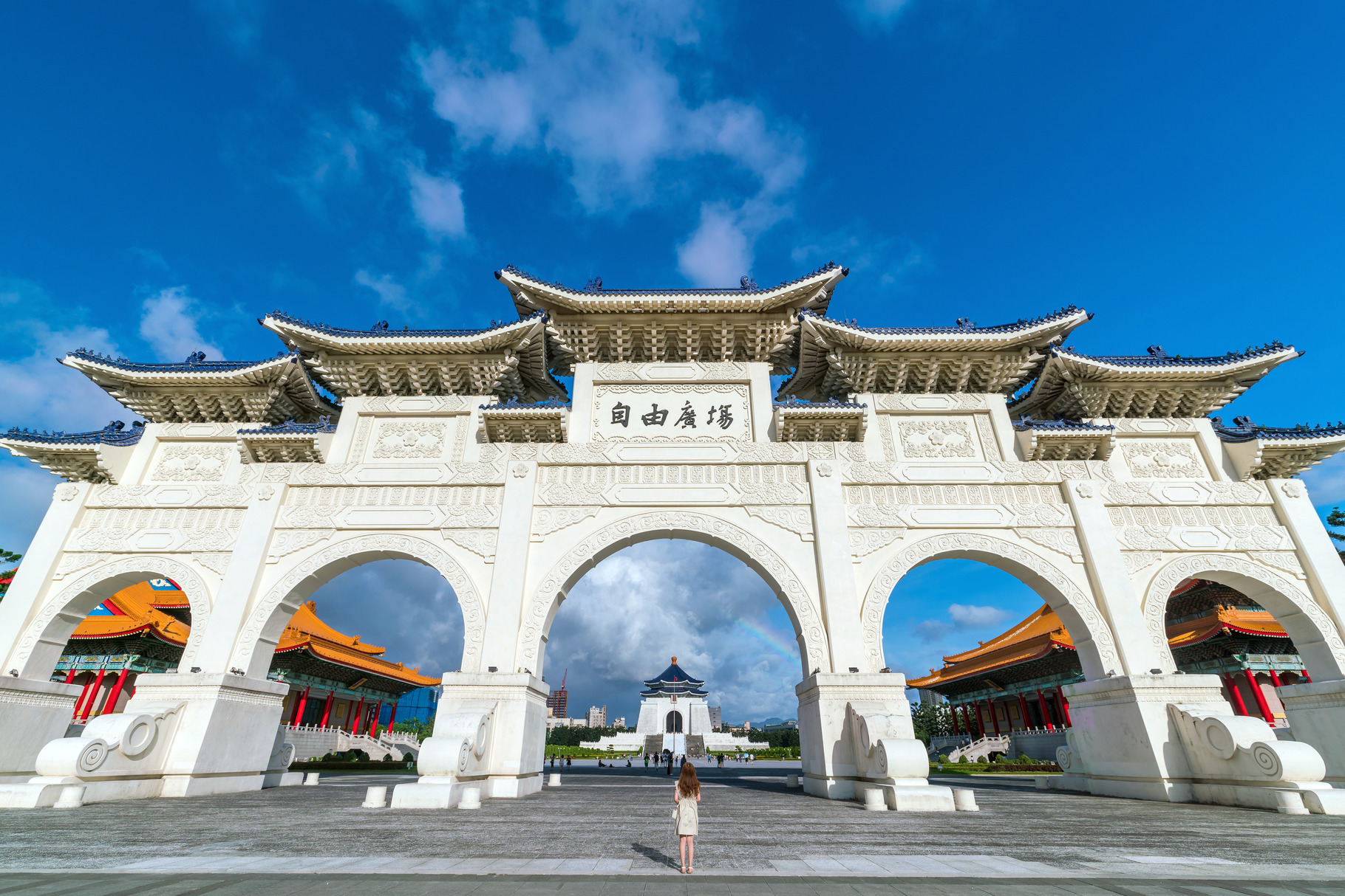 Main gate of national chiang kaishe featuring taiwan, taipei, and gate ...