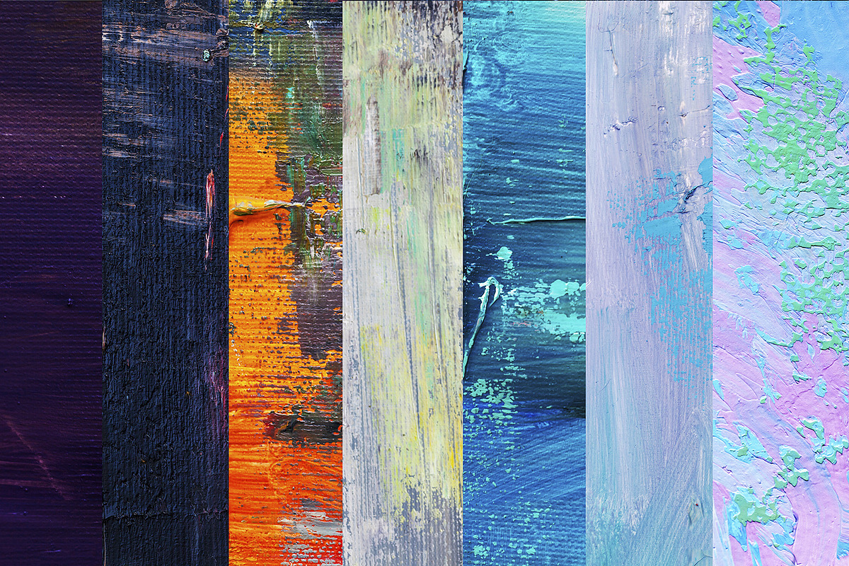 Set of abstract oil paint textures, a Texture Graphic by Alim Yakubov | Creative Market