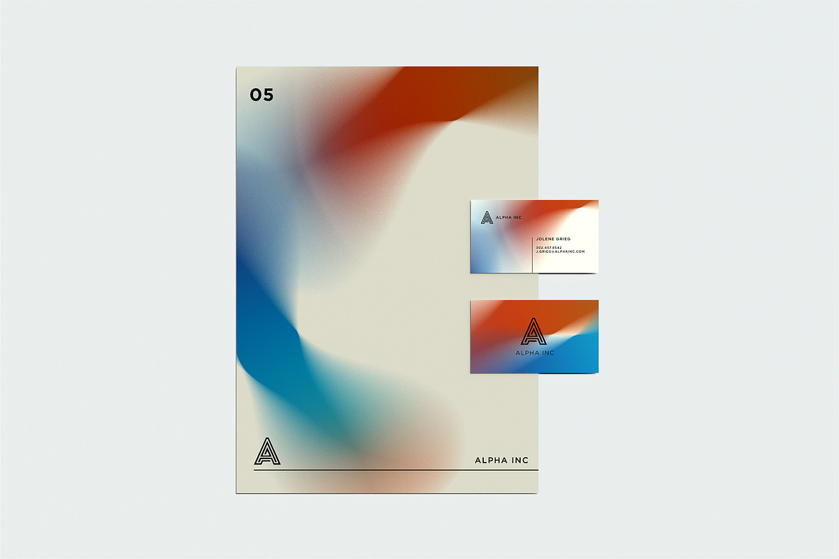 Free Form Abstract Gradient Shapes