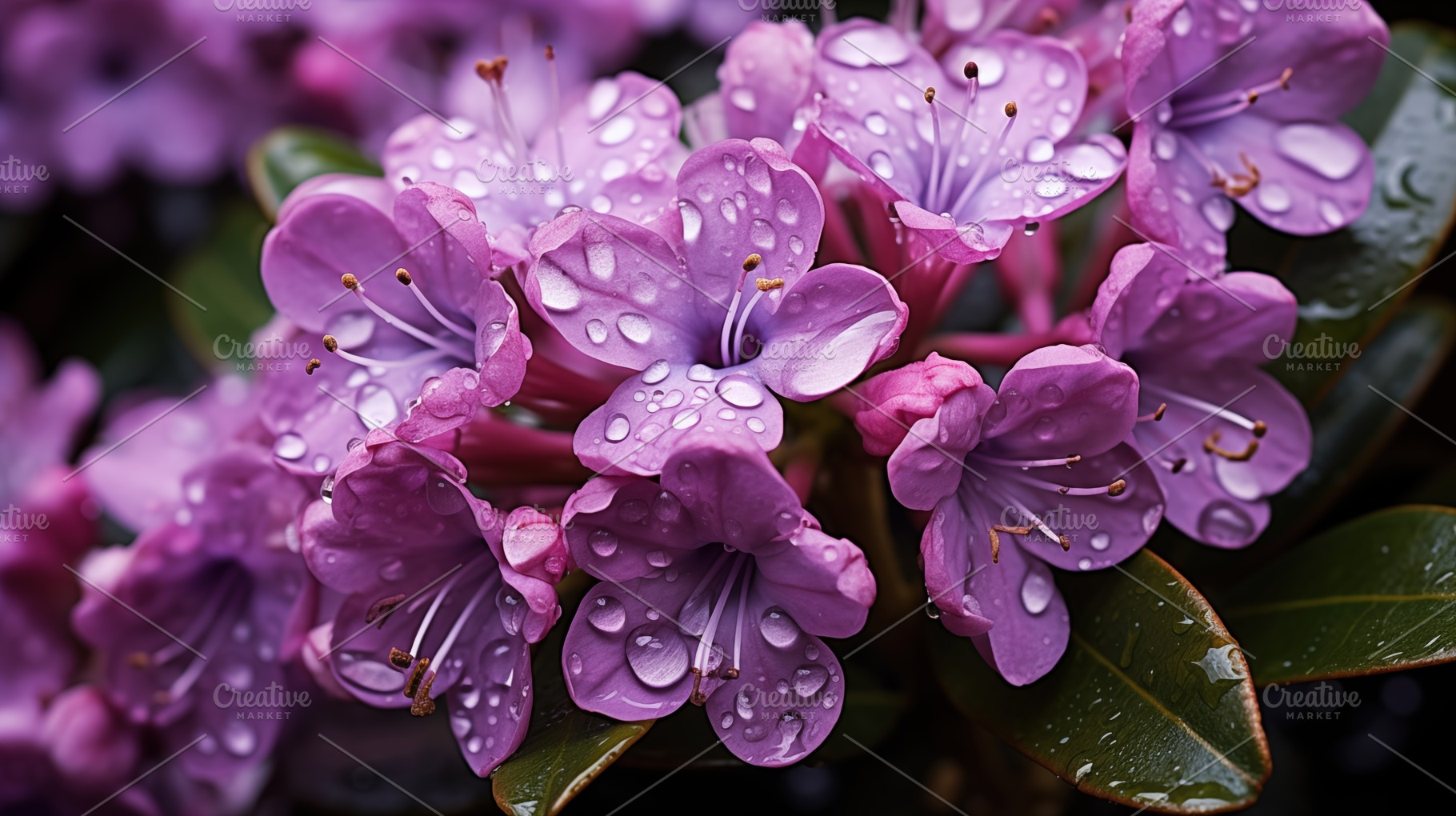 Mountain Laurel flowers background, a Nature Photo by Textures ...