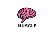 Muscle Brain Logo Template, a Branding & Logo Template by Heavtryq Design