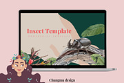 insect ppt template, a Presentation Template by chungmudesign