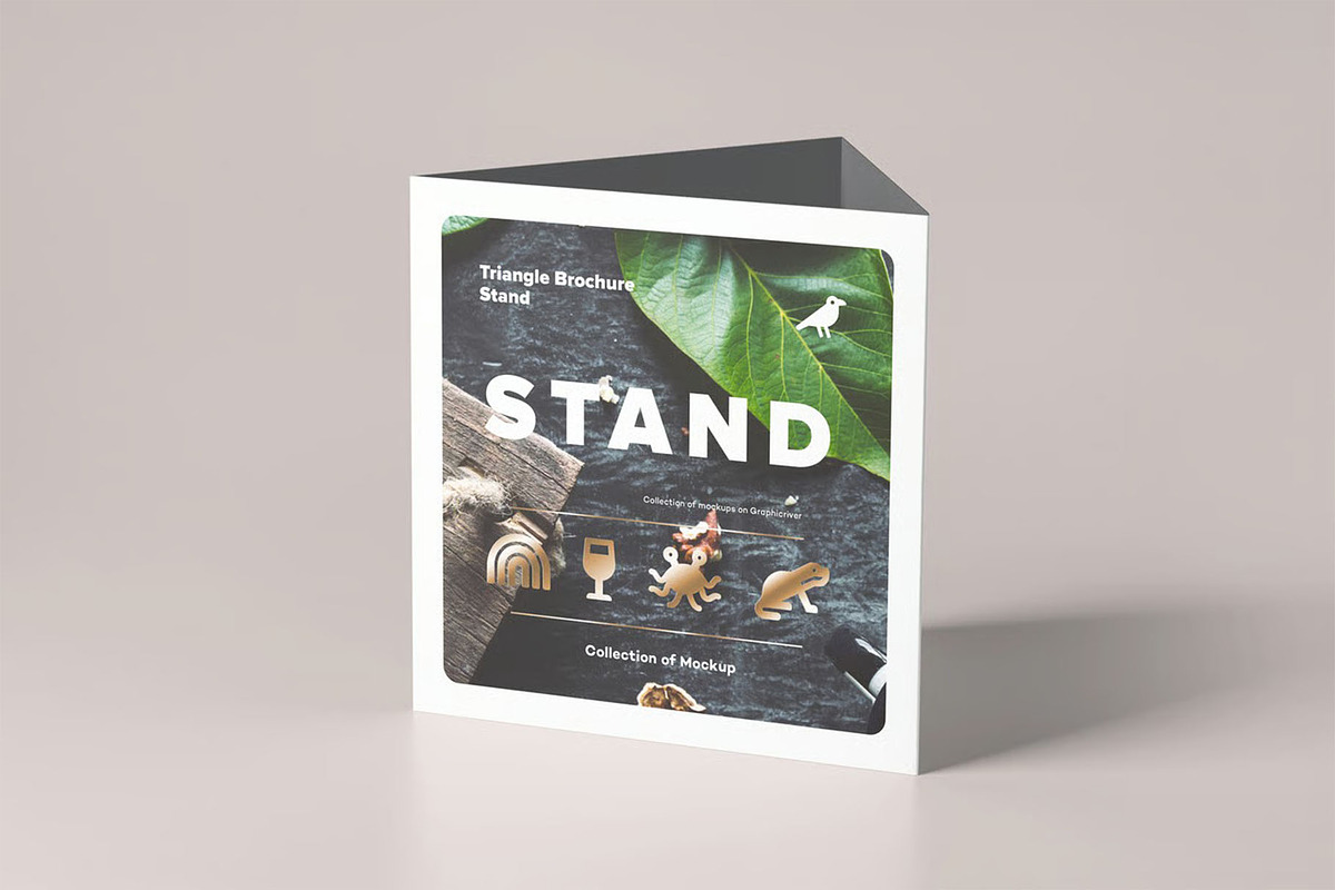 Triangle Square Brochure Mockup
