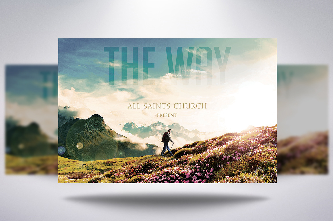 The Way Of Faith | Flyer Templates ~ Creative Market