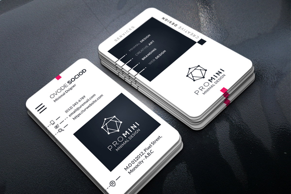 Minimal Business Card, a Business Card Template by xnorpix
