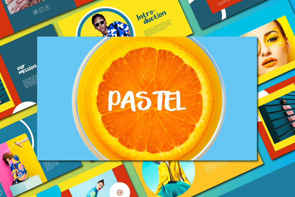Pastel - Powerpoint Template, a Presentation Template by Collaborg Studio