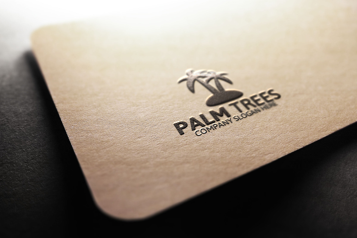 Palm Trees Logo, a Branding & Logo Template by Josuf Media