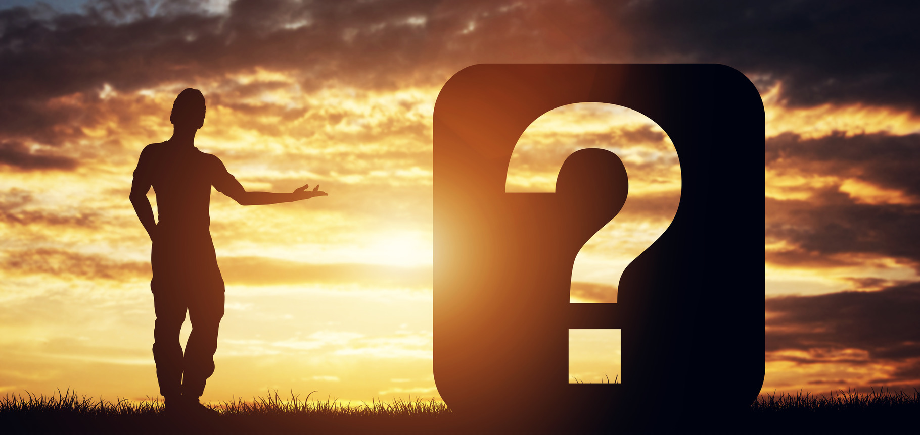 Man pointing at question sign. 3D render., an Abstract Photo by ...