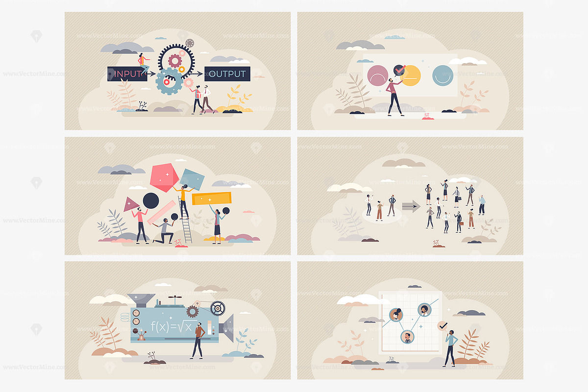 30 Data Science V2 Concepts, an Education Illustration by VectorMine