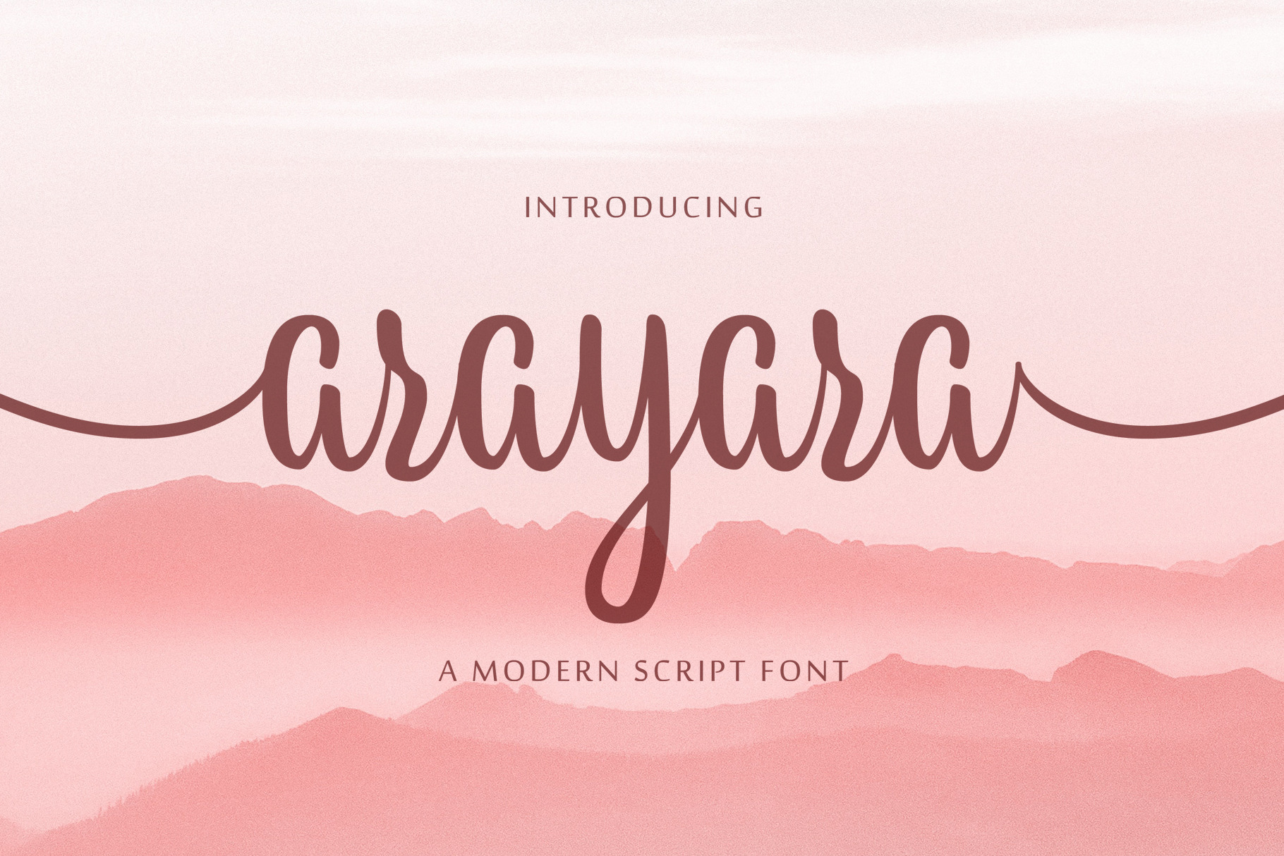 Arayara - Modern Script Fonts