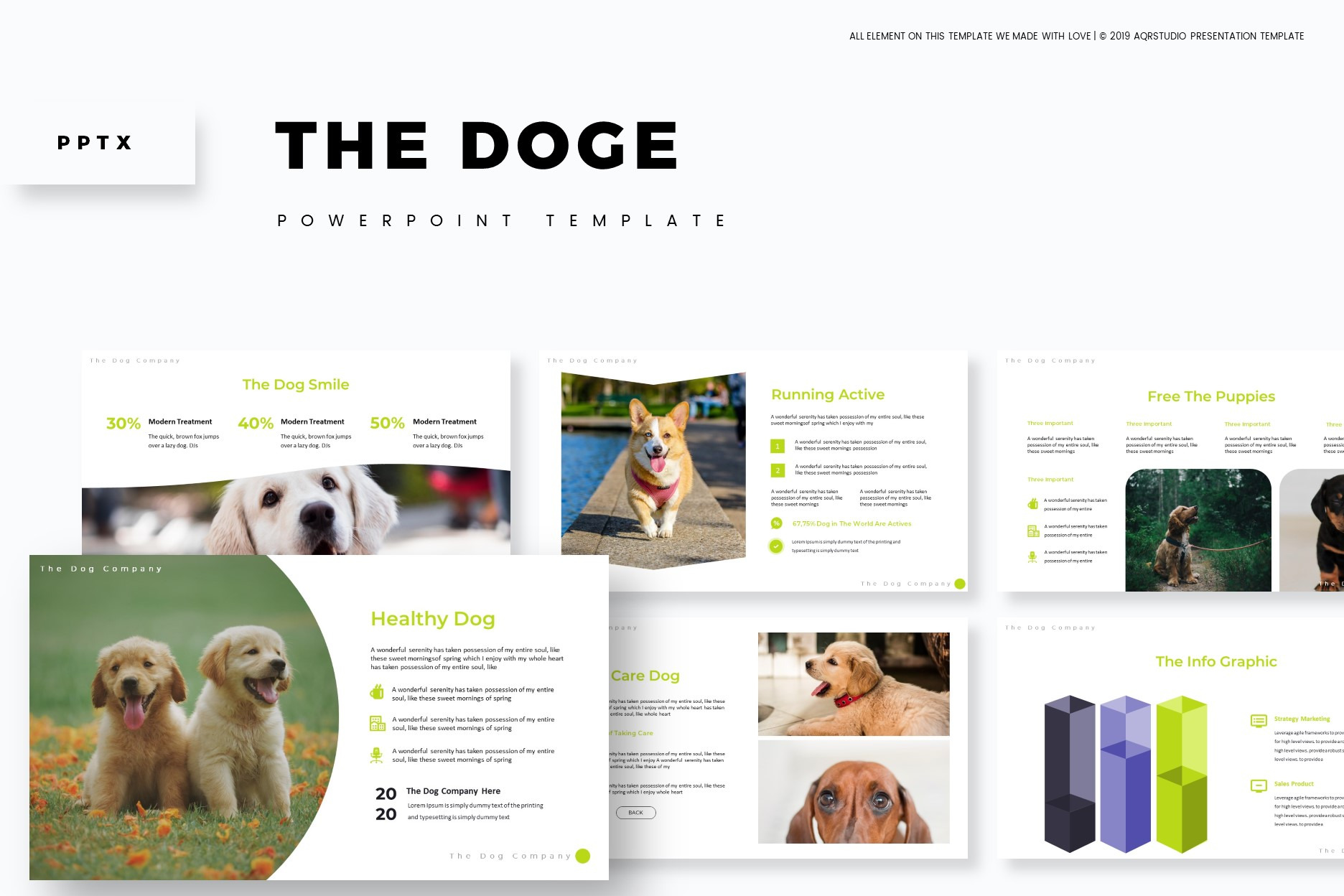 The Doge - Powerpoint Template, a Presentation Template by AQR Studio