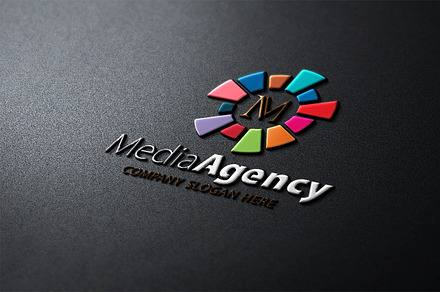 Media Agency Logo, a Branding & Logo Template by Creative Dezing
