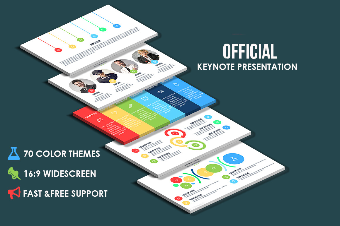 Official Keynote Presentation, a Presentation Template by Creative Slides