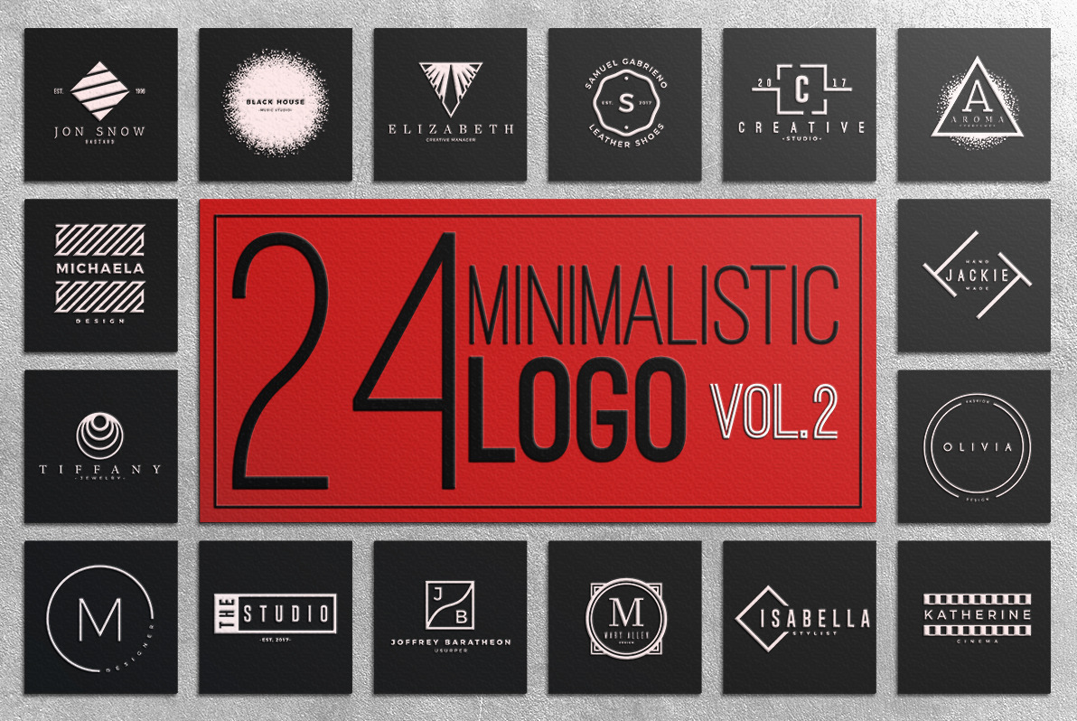 Minimalistic Logo VOL.2, a Branding & Logo Template by Michael Rayback ...