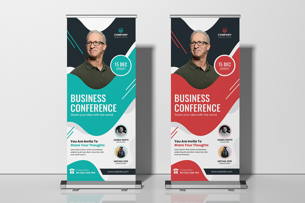 Conference Seminar Roll-up Banner