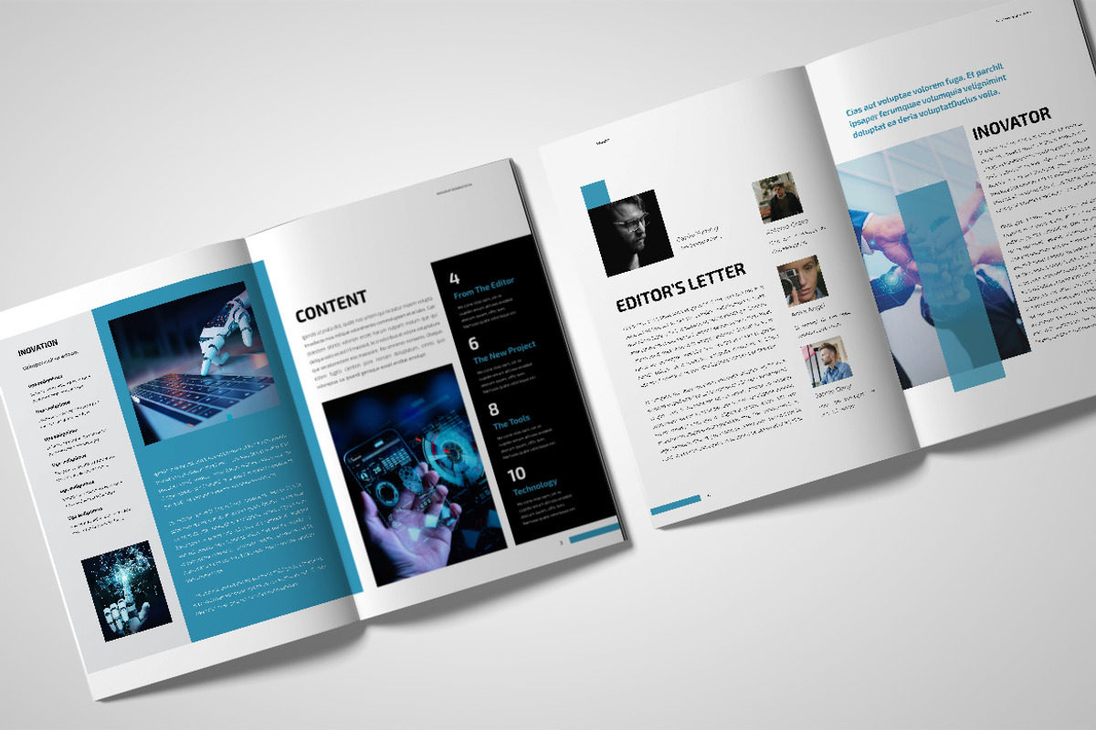 Magazine Template – Techno Inovation