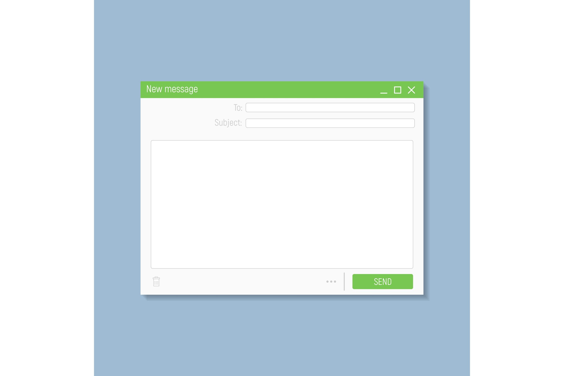 Email blank template, a Technology Illustration by SkyVectors