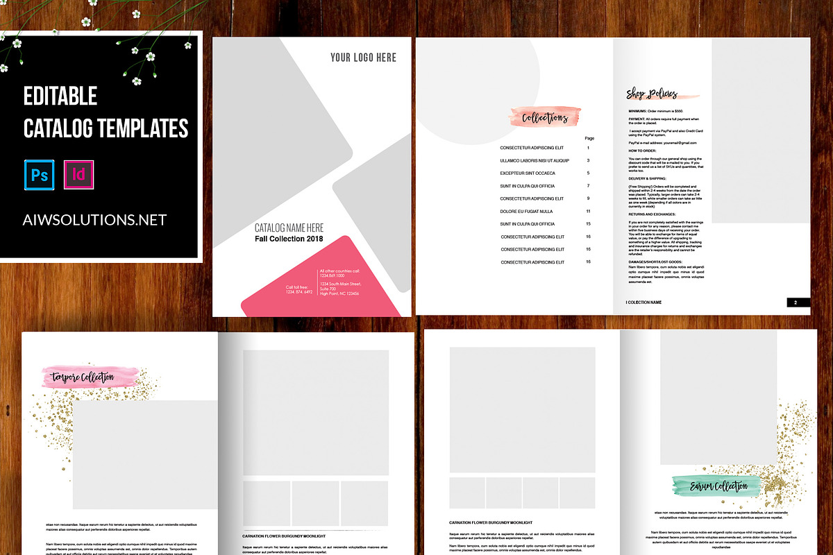 wholesale flower catalog template, a Magazine Template by AIW SOLUTIONS ...