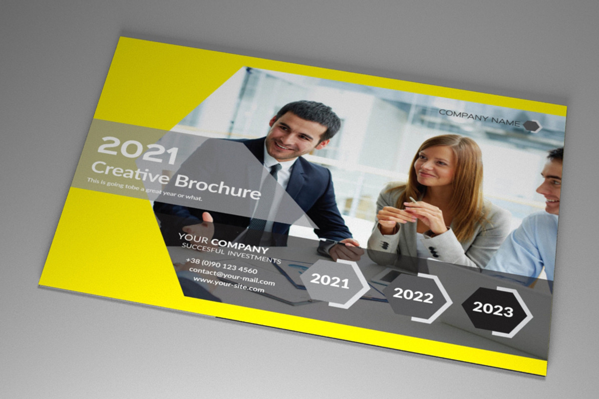 Indesign Brochure Landscape vol.2, a Brochure Template by RudanStudio