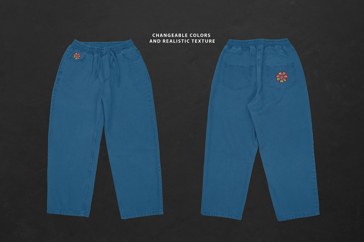 Realistic Baggy Pants Mockups, a Shirt Mockup by Uncentrifuged Pressure