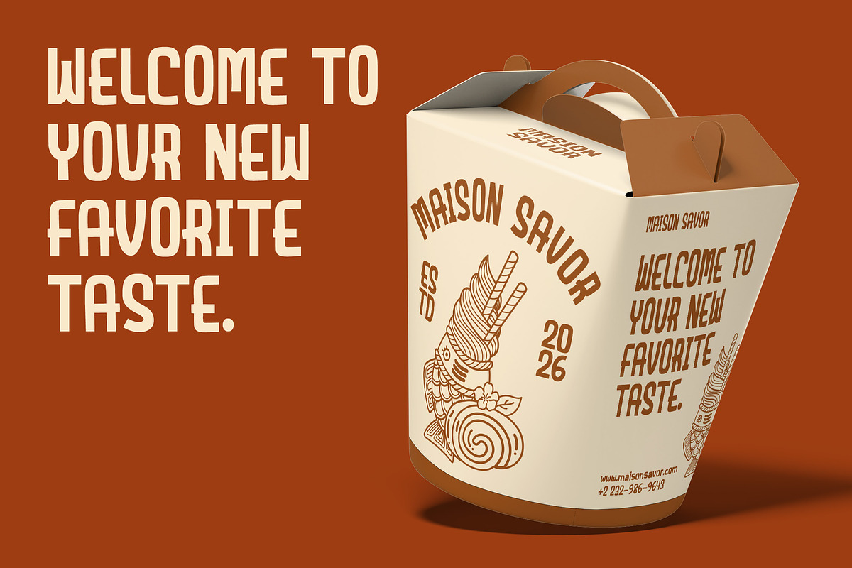 Saltero – Bold Display Font