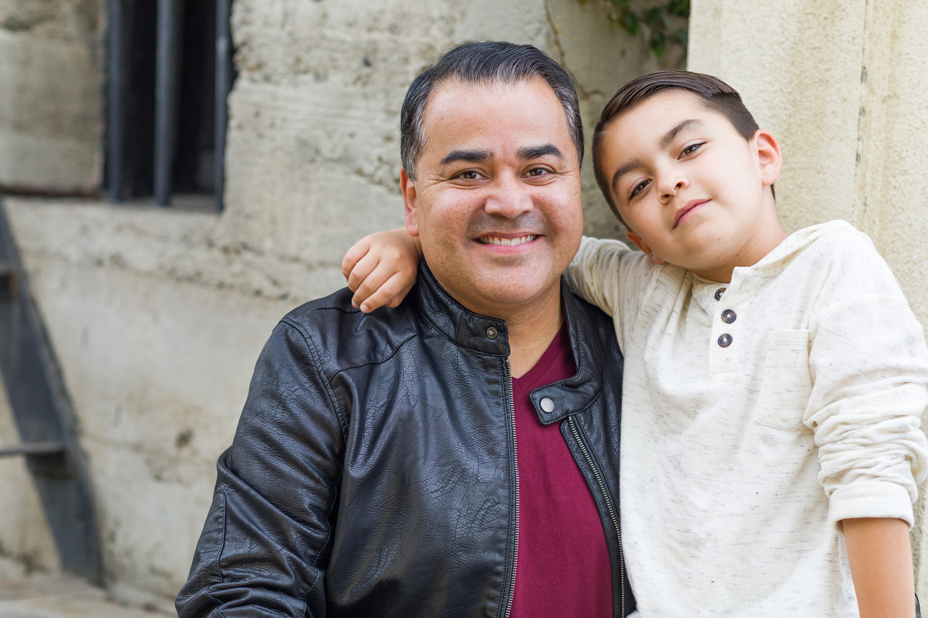 Mixed Race Hispanic Father and Son, a Photo by Andy Dean Photography