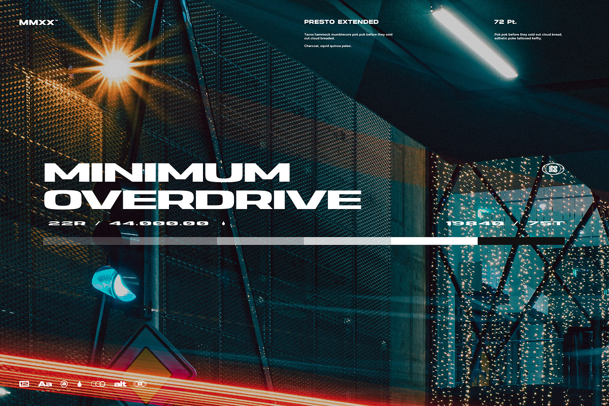 Presto, a Sans Serif Font by TypeJuice™