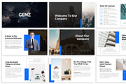 Genz - Modern Powerpoint Template, a Presentation Template by SlideFactory