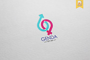 Genda Logo Template, a Branding & Logo Template by aliyev123