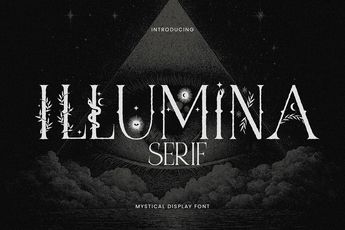 Illumina - Esoteric Tarot Font, a Symbol Font by AndrewPixelType